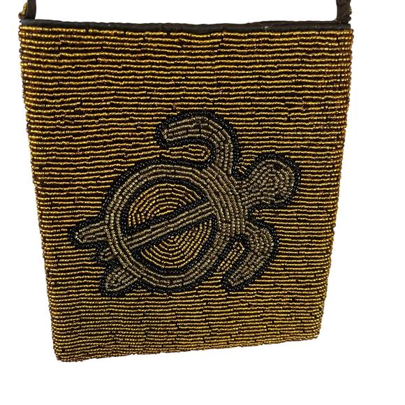Unbranded | Bags | Beaded Turtle Crossbody Bag Purse Small Travel Bag ...